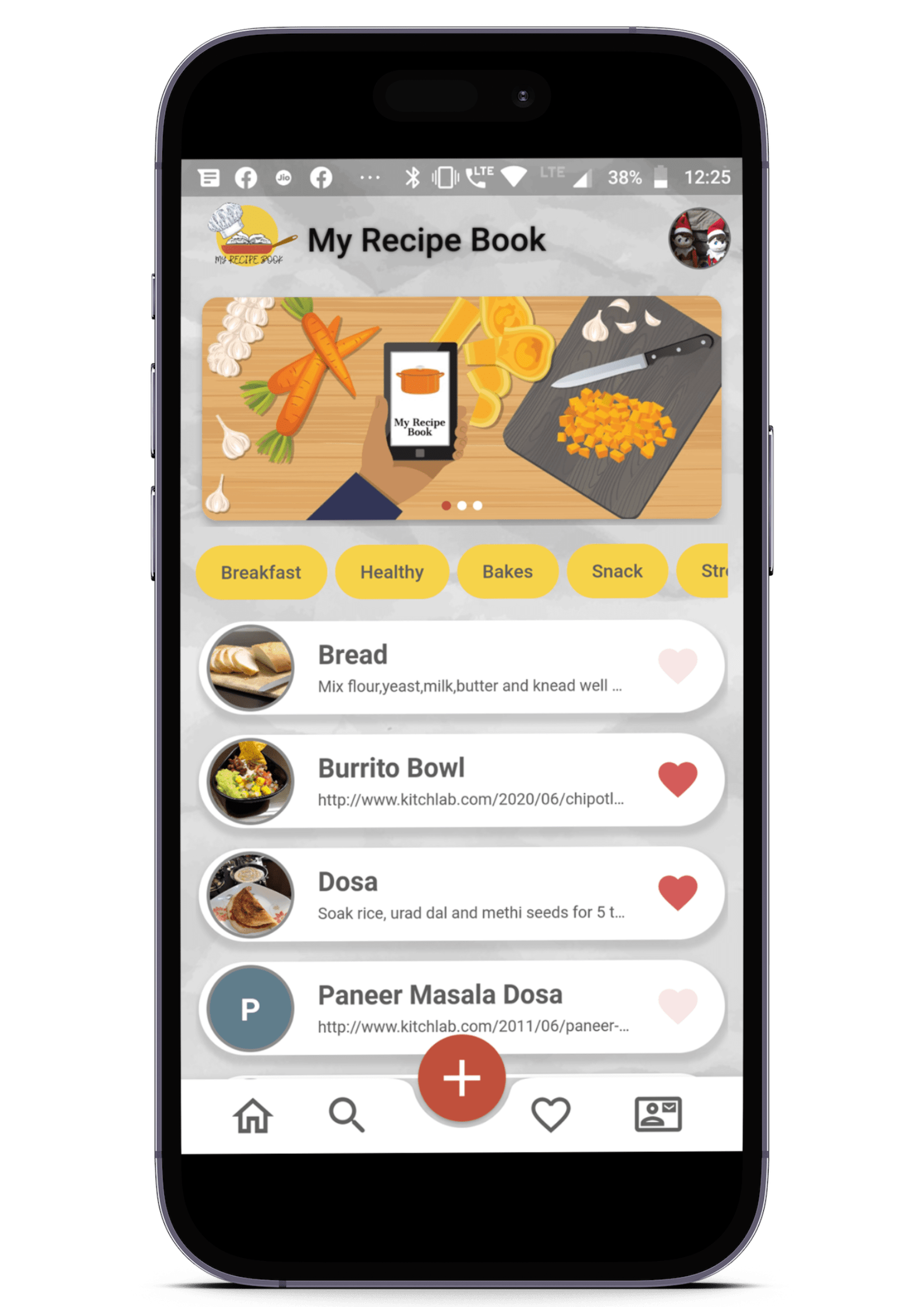 My Recipe Book – Save, retrieve, share your favourite recipes